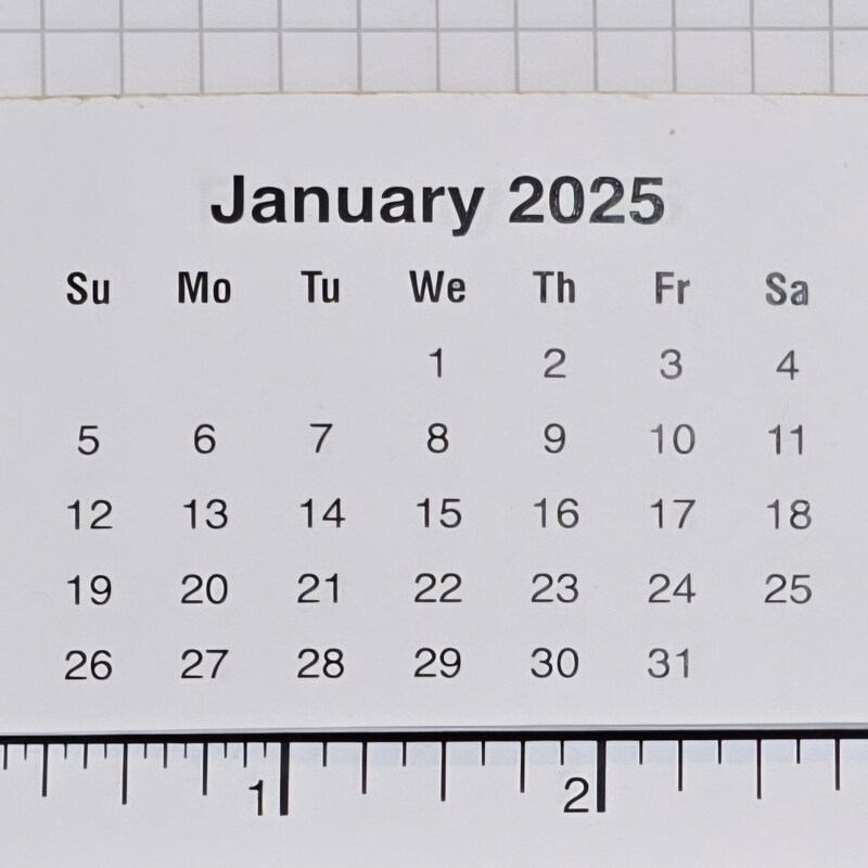2026 Stick Calendar - Etsy
