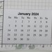 2024 Mini Calendar - Etsy
