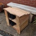 Natural Rustic Wooden Wood Tall Shoe Shed Shelter Boot Trainer Storage ...