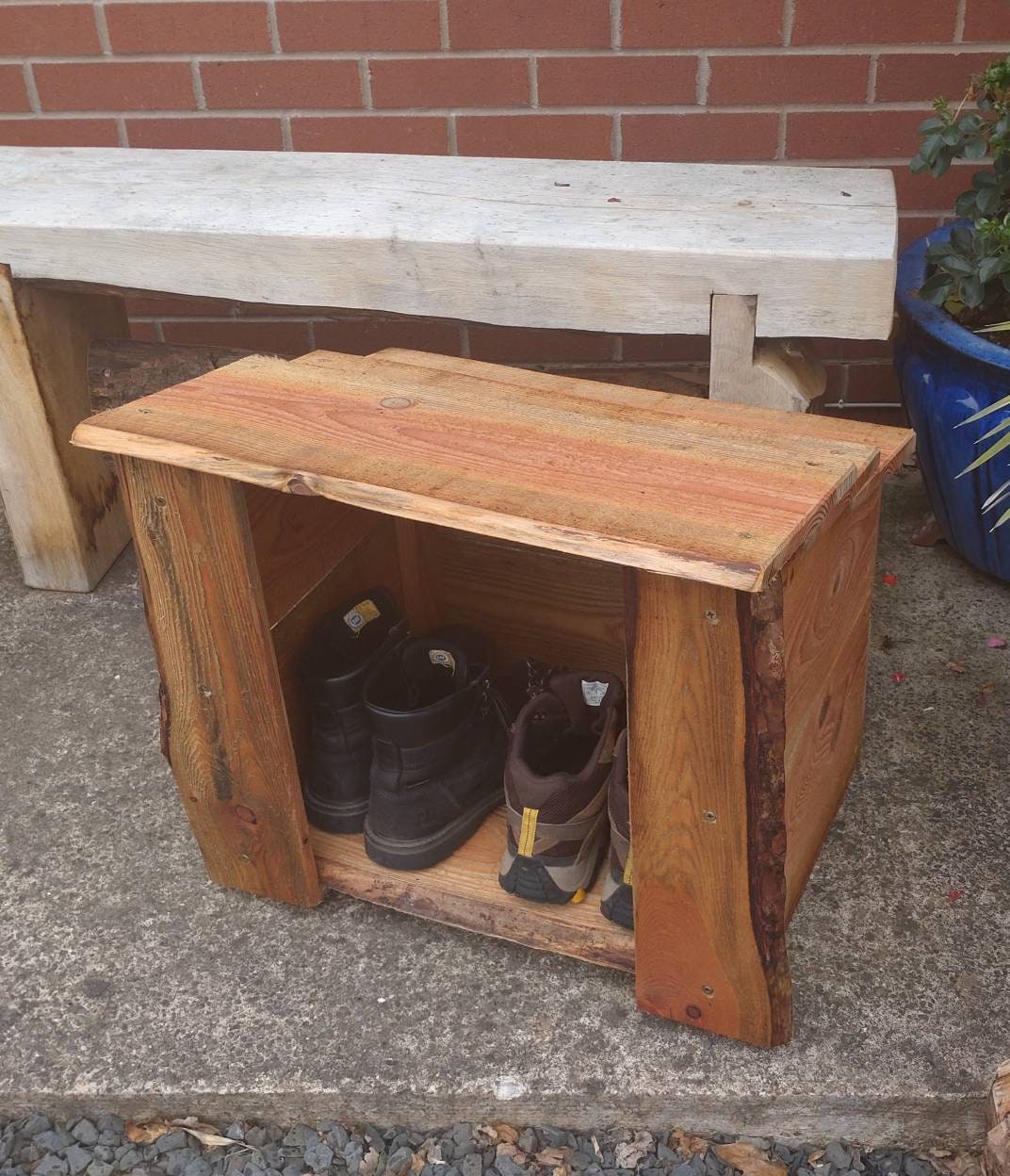 Natural Rustic Outdoor Welly Boot Shoe Shed Store Outside - Etsy UK