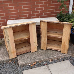 Natural Rustic Wooden Wood Tall Shoe Shed Shelter Boot Trainer Storage ...