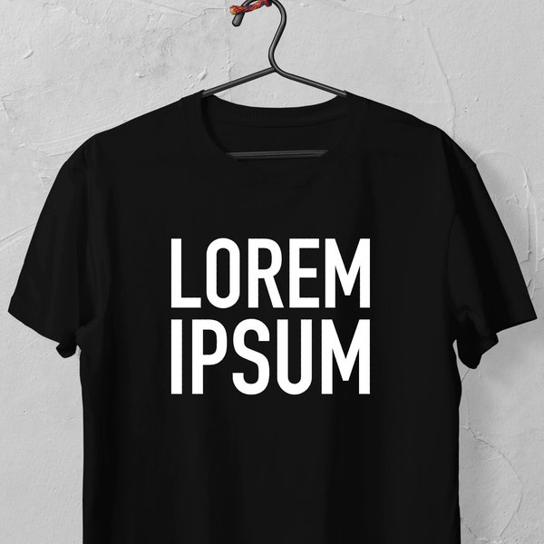 Lorem Ipsum Shirt - Etsy