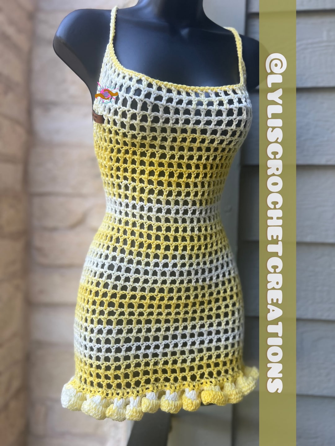 Ready to Ship Mesh Cover up Ruffle Mini Dress M/l/mesh Dress/crochet ...