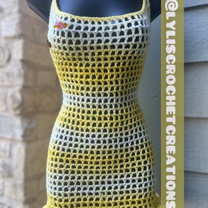 Ready to Ship Mesh Cover up Ruffle Mini Dress M/l/mesh Dress/crochet ...