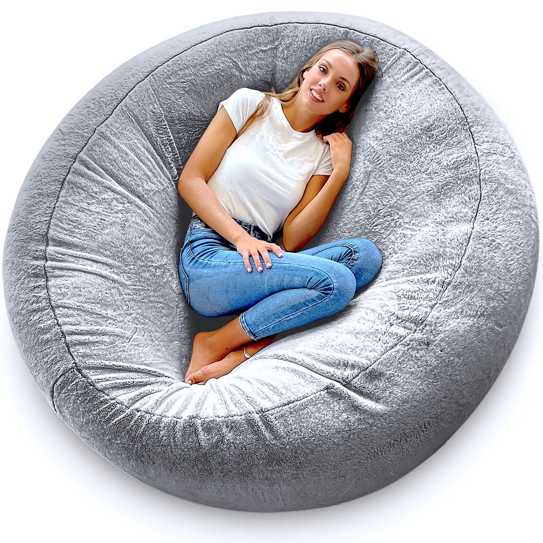 Modern XXL Giant Puff Living Room Pouf With Filling Included - Etsy