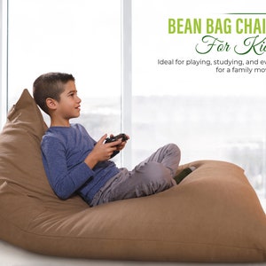 Modern Puff Cover for Adults Giant Design Bean Bag Pouf Exclusively for ...