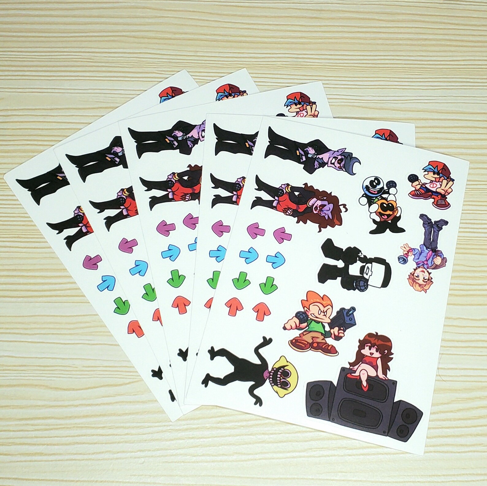 Mini Friday Night Funkin Sticker Sheet - Etsy