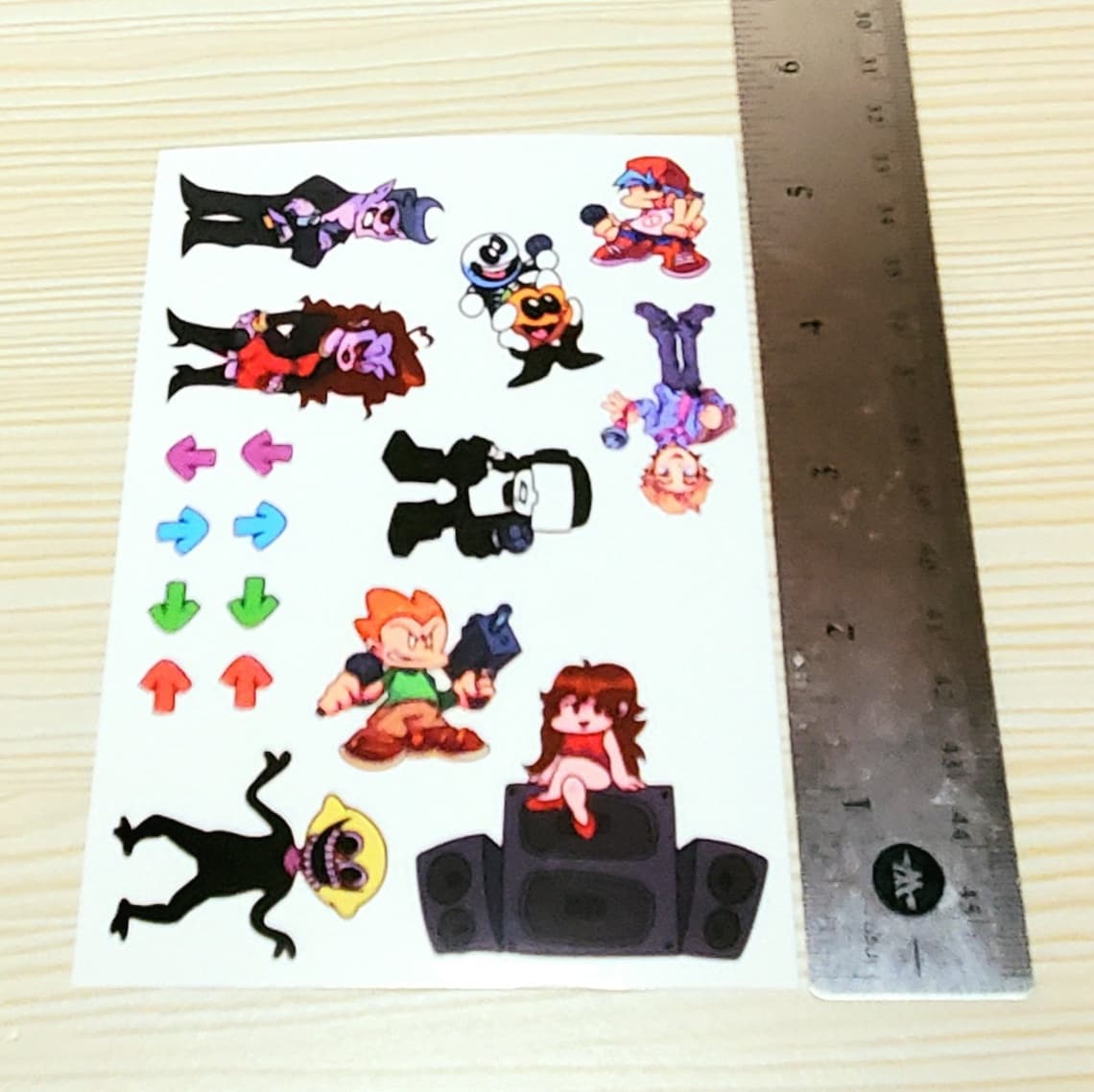 Mini Friday Night Funkin Sticker Sheet - Etsy