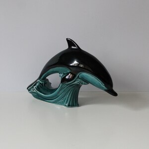 Vintage Ceramic Dolphin Figurine, Lovely Dolphin Ornament, Collectable ...
