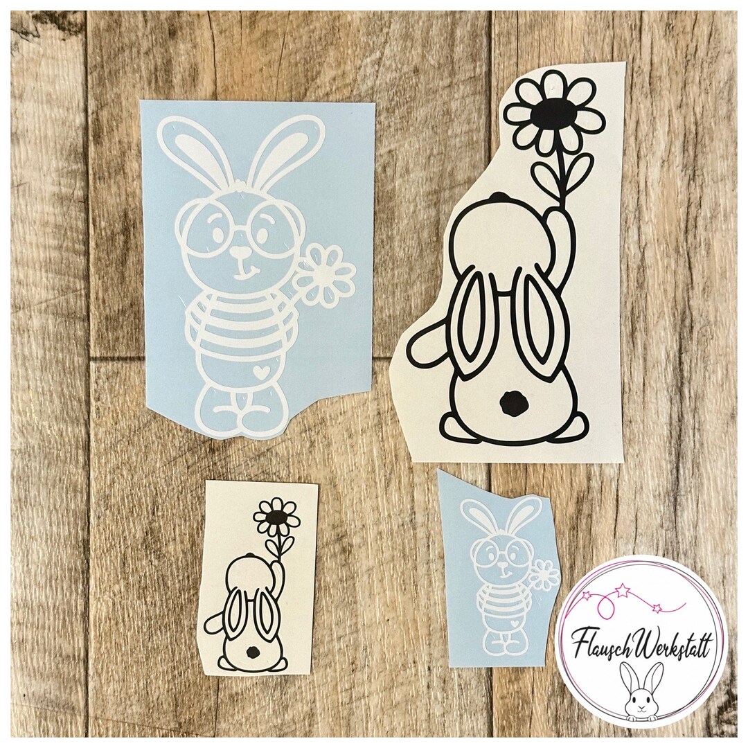 Sticker / Rabbit / Rainbow / Personalized / Stickers - Etsy