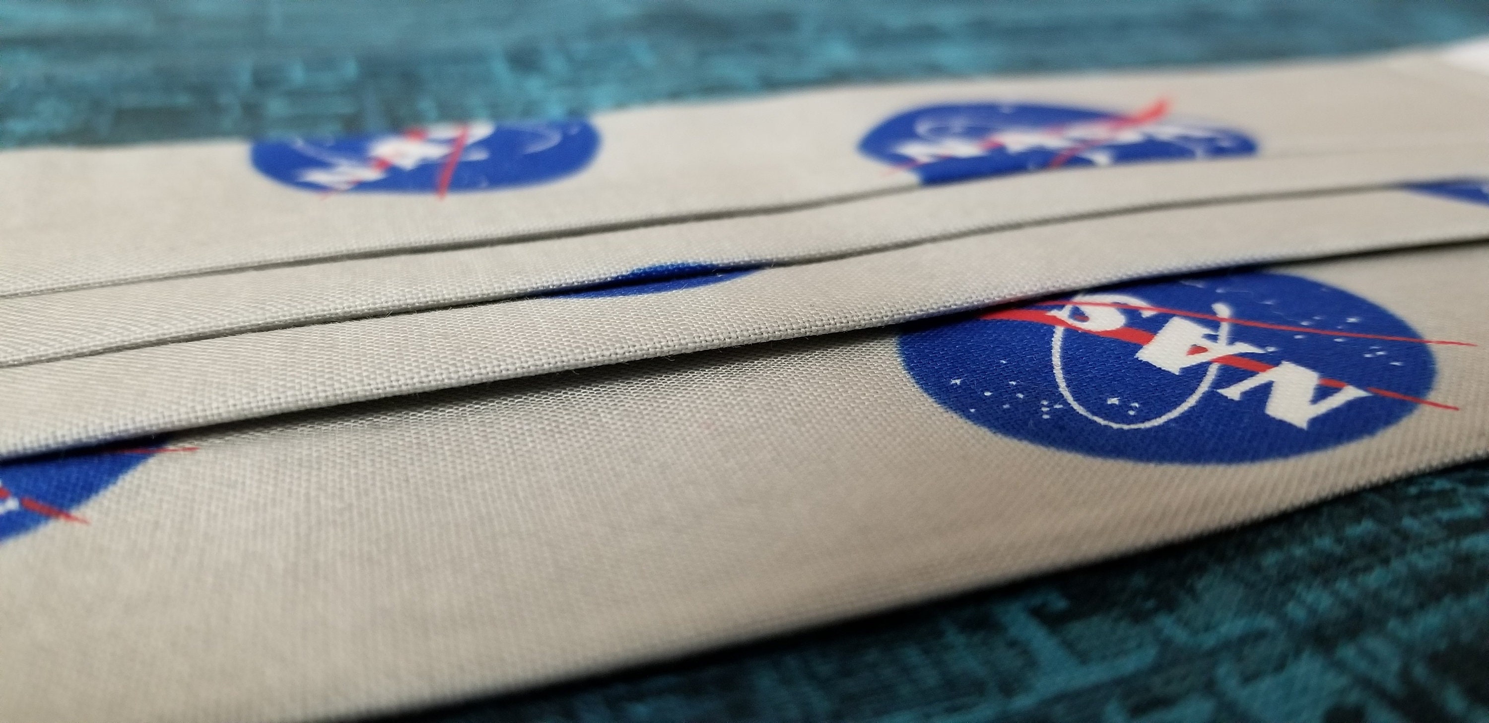 NASA FACE MASK 100% algodón Máscara facial con bolsillo de - Etsy España