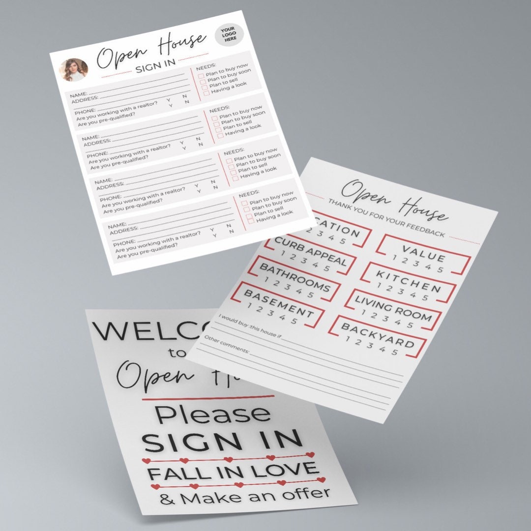 CANVA Open House Packet - Etsy