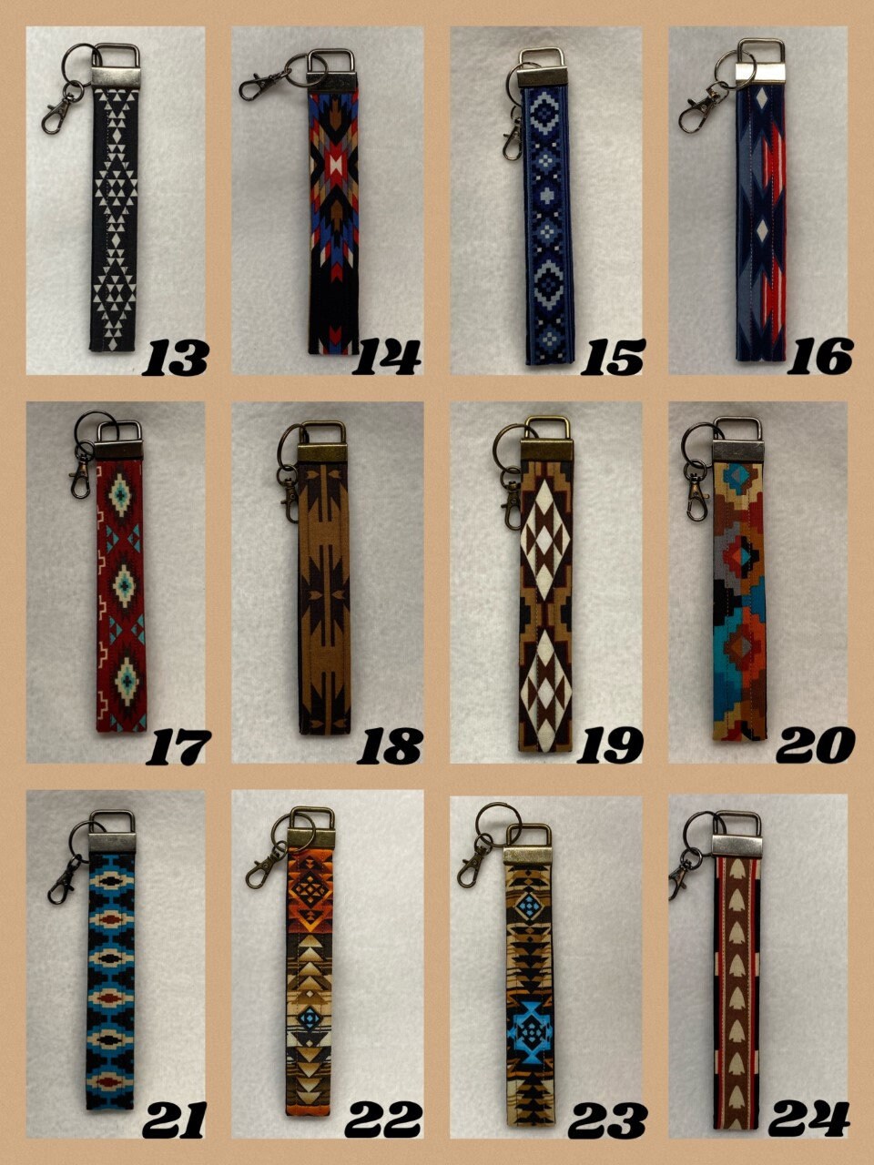 Native American Made Key Chains and FOB holders 70 different | Etsy