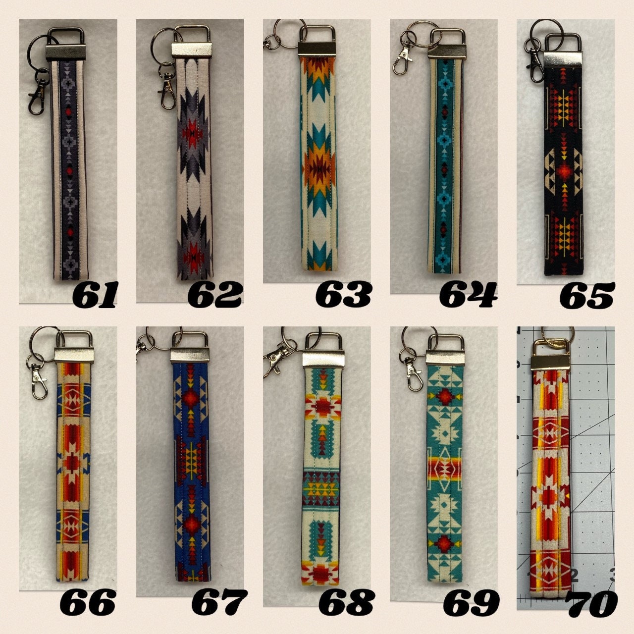 Native American Made Key Chains and FOB holders 70 different | Etsy