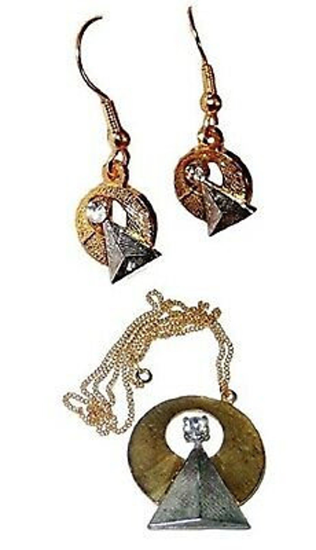 Star Trek Vulcan IDIC Symbol Pendant Necklace and Earrings Set - Etsy