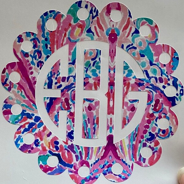 Lilly Pulitzer Monogram - Etsy