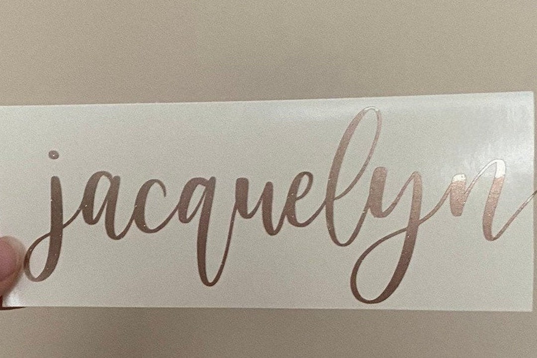 Custom Vinyl Name Decal, Name Sticker, Vinyl Name, Decal Letters ...