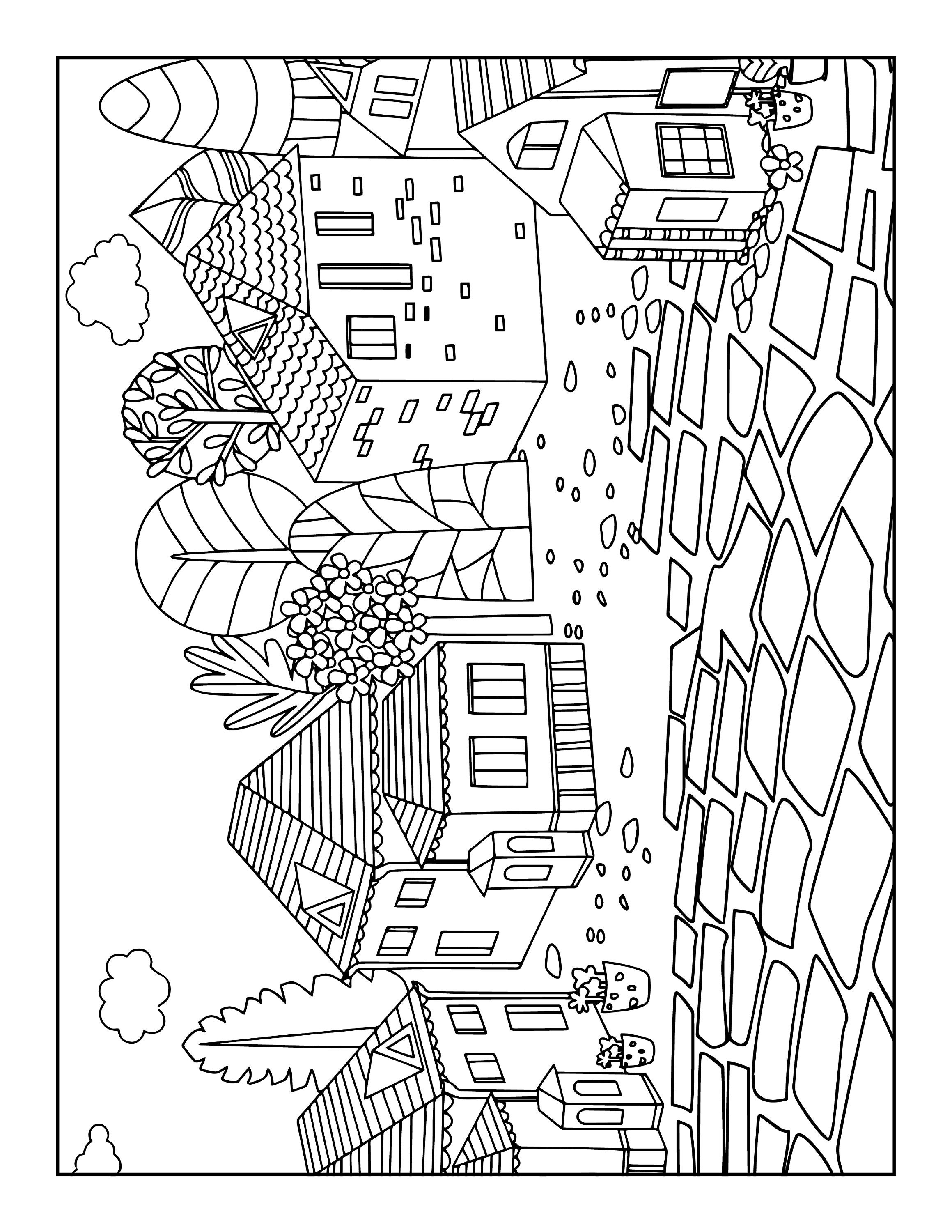 Mandala Style Colouring Pages, ,landscapes, Flowers, Animals ...