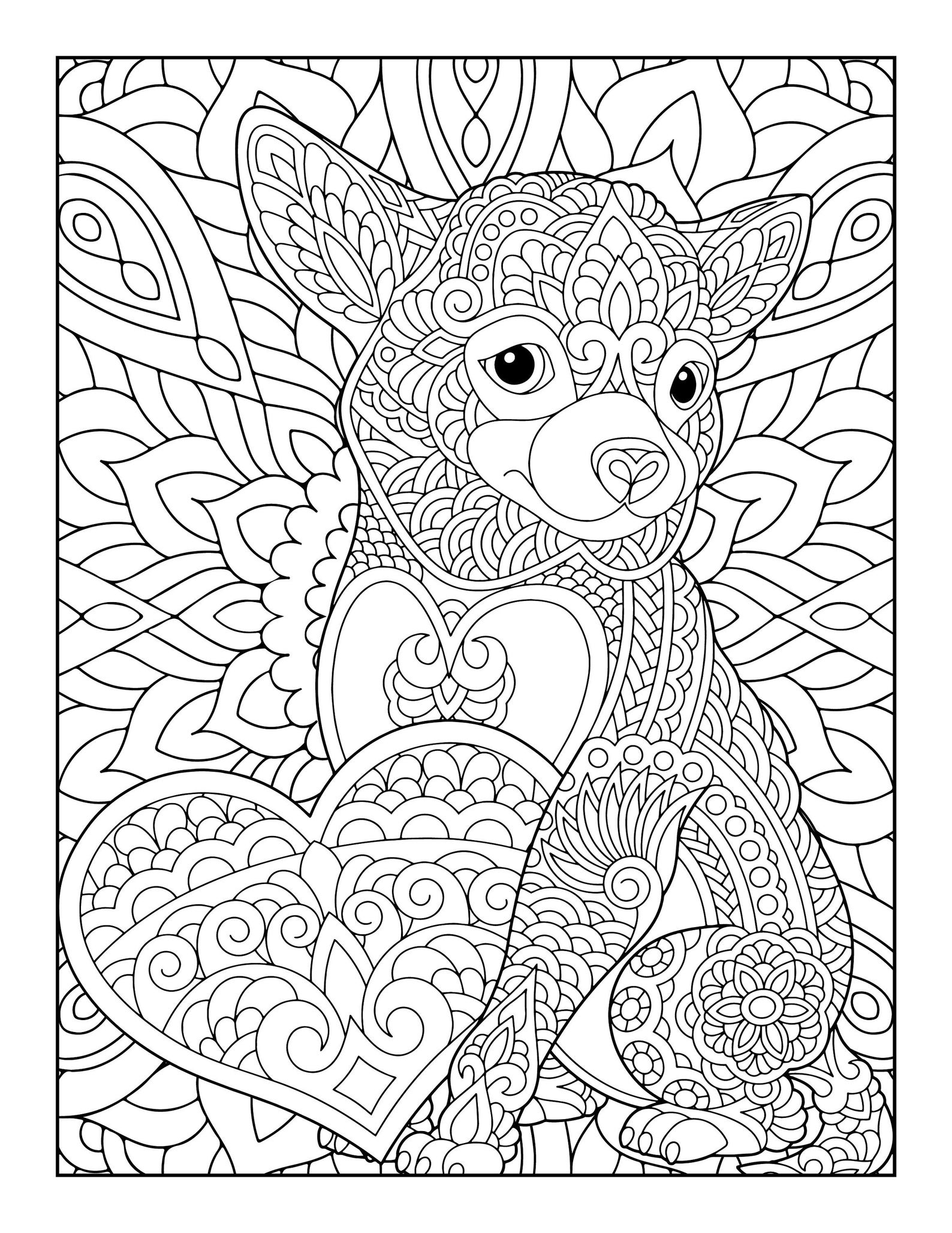 Mandala Style Colouring Pages, ,landscapes, Flowers, Animals ...