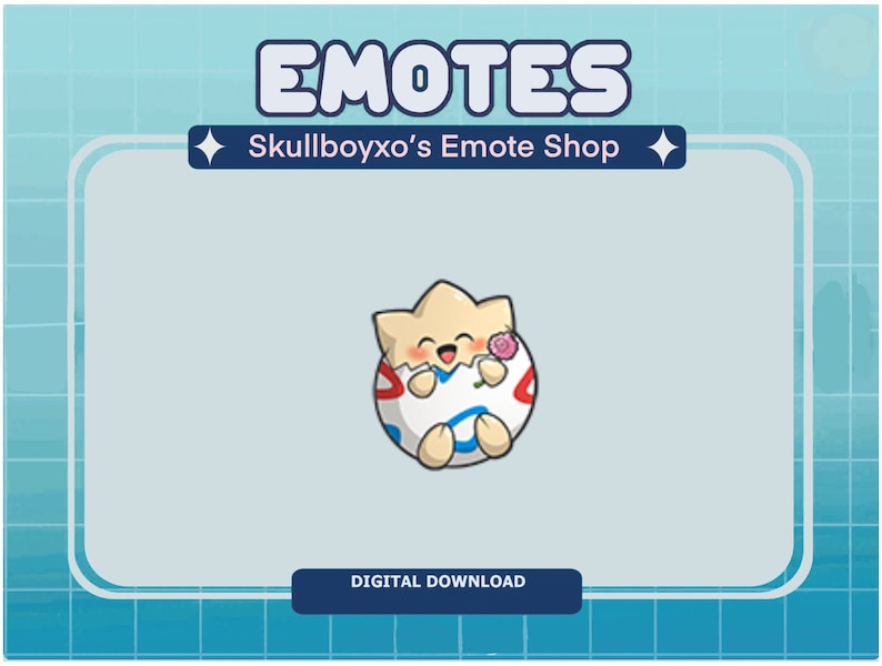 Togepi Cute Emote - Etsy