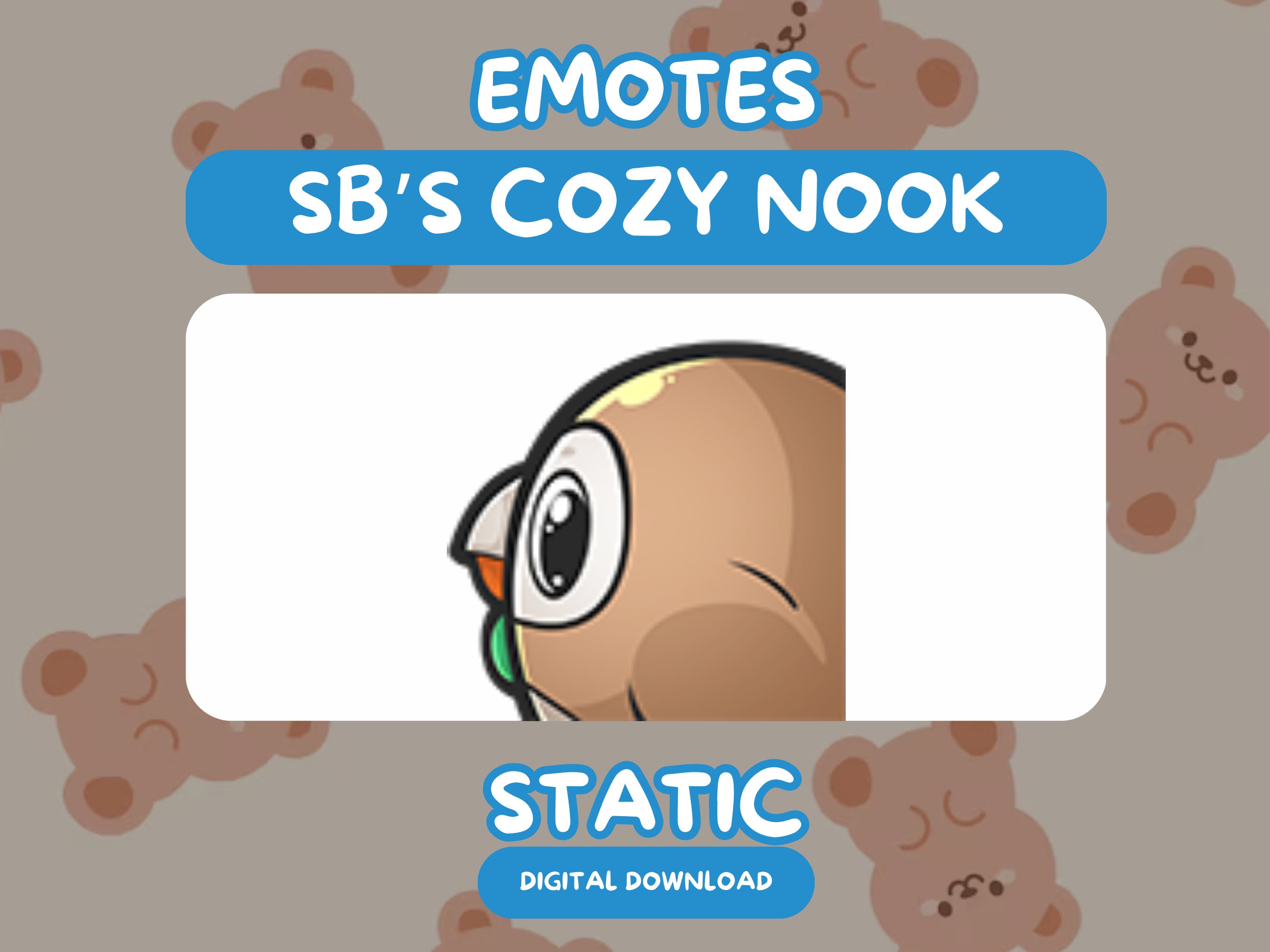 Rowlet Stare Emote for Twitch and Discord - Etsy