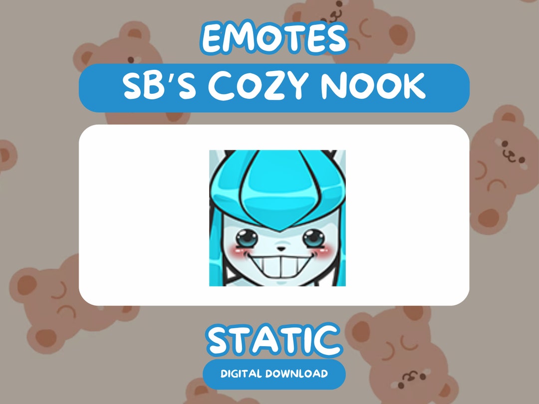 Glaceon Grin Emote for Twitch and Discord - Etsy