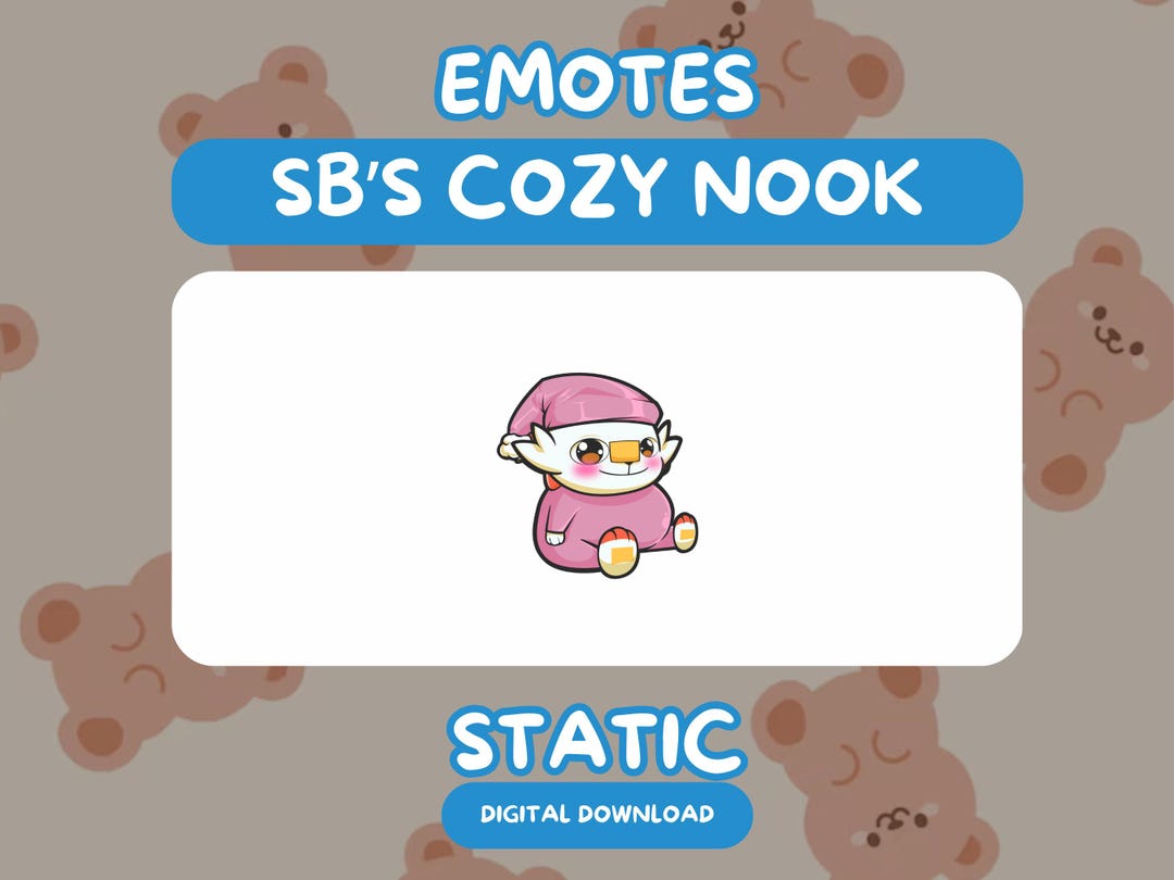 Scorbunny Bedge (bed) Emote for Twitch and Discord - Etsy