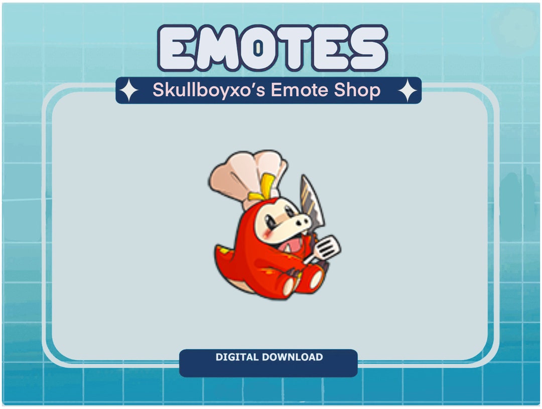 Fuecoco Let Him Cook Emote - Etsy