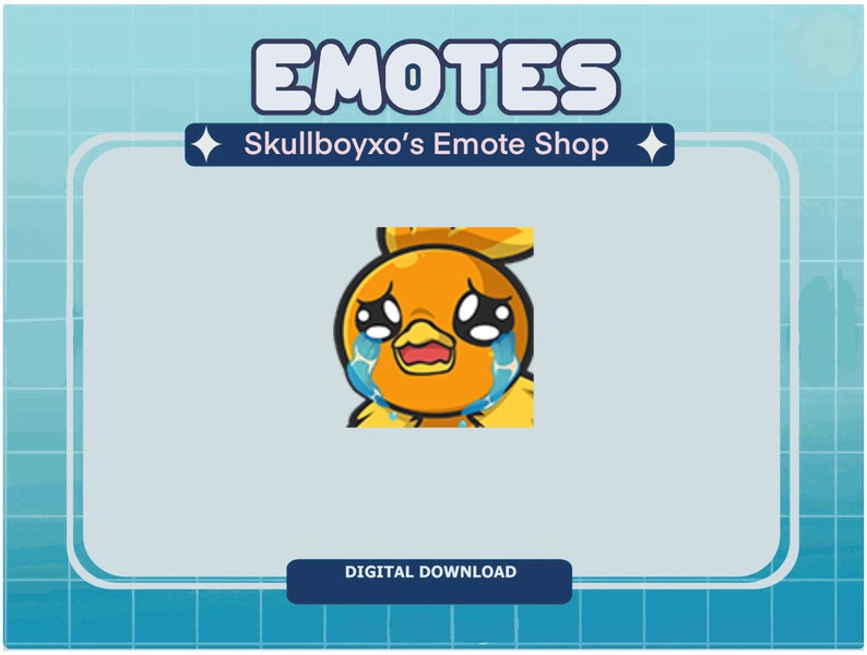 Torchic Crying Emote for Twitch and Discord - Etsy