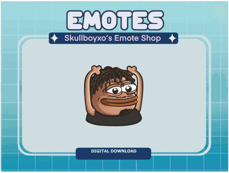 Pepega Emote Twitch and Discord - Etsy