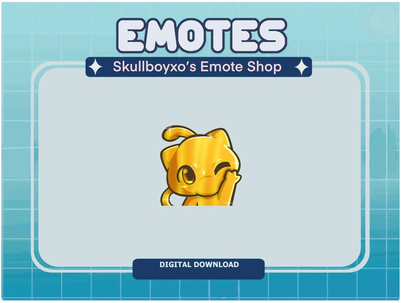 Golden Mew Emote for Twitch and Discord - Etsy