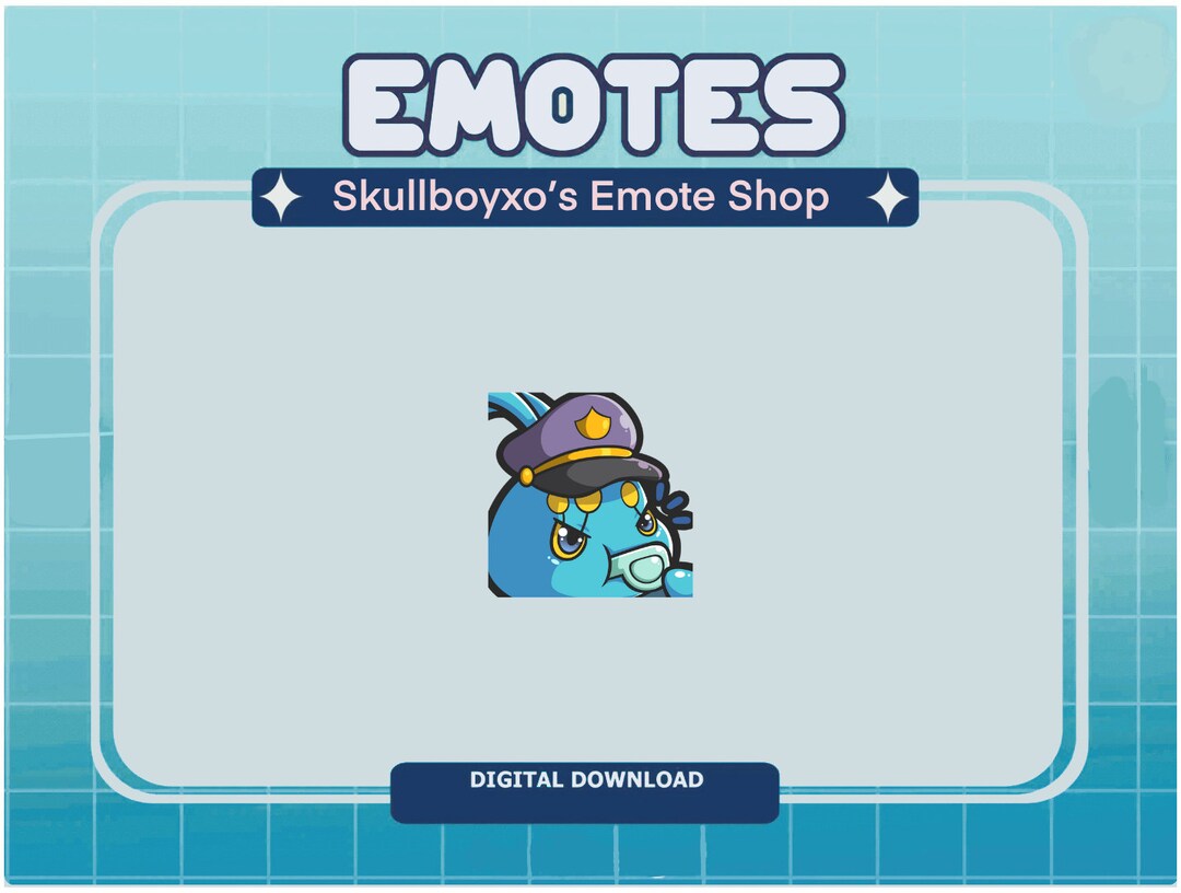Manaphy Twitch Emote and Discord Sticker - Etsy
