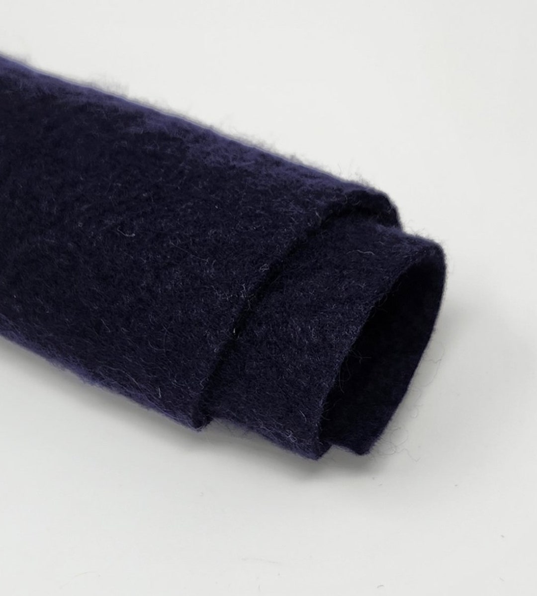 Navy - Hand Washed Merino Wool Blend Felt - Blue | Soft & Durable for ...