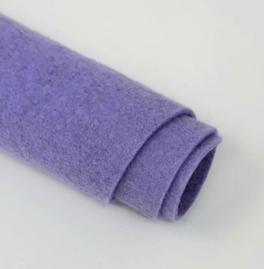 Field of Lilacs - Hand Washed Merino Wool Blend Felt - Purple | Soft ...