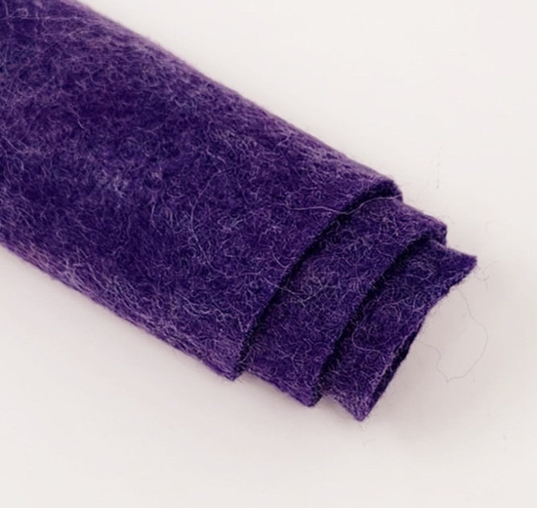 Grape Jelly - Hand Washed Merino Wool Blend Felt - Purple | Soft ...