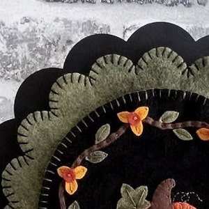 Pre-washed Wool Felt Penny Rug Kit - October's Gift - Penny Lane ...