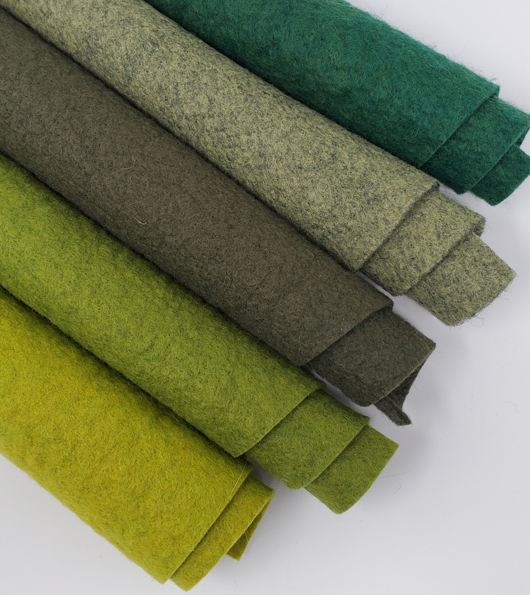 Evergreen Forest - Hand Washed Merino Wool Blend Felt 5 Sheets 9"x12 ...