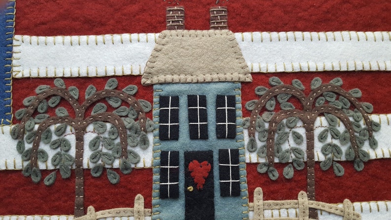 Pre-washed Wool Felt Penny Rug Kit My Sweet Home Penny - Etsy