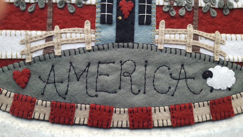 Pre-washed Wool Felt Penny Rug Kit My Sweet Home Penny - Etsy