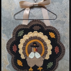 Pre-washed Wool Felt Penny Rug Kit Simply Fall Penny Lane Primitives ...