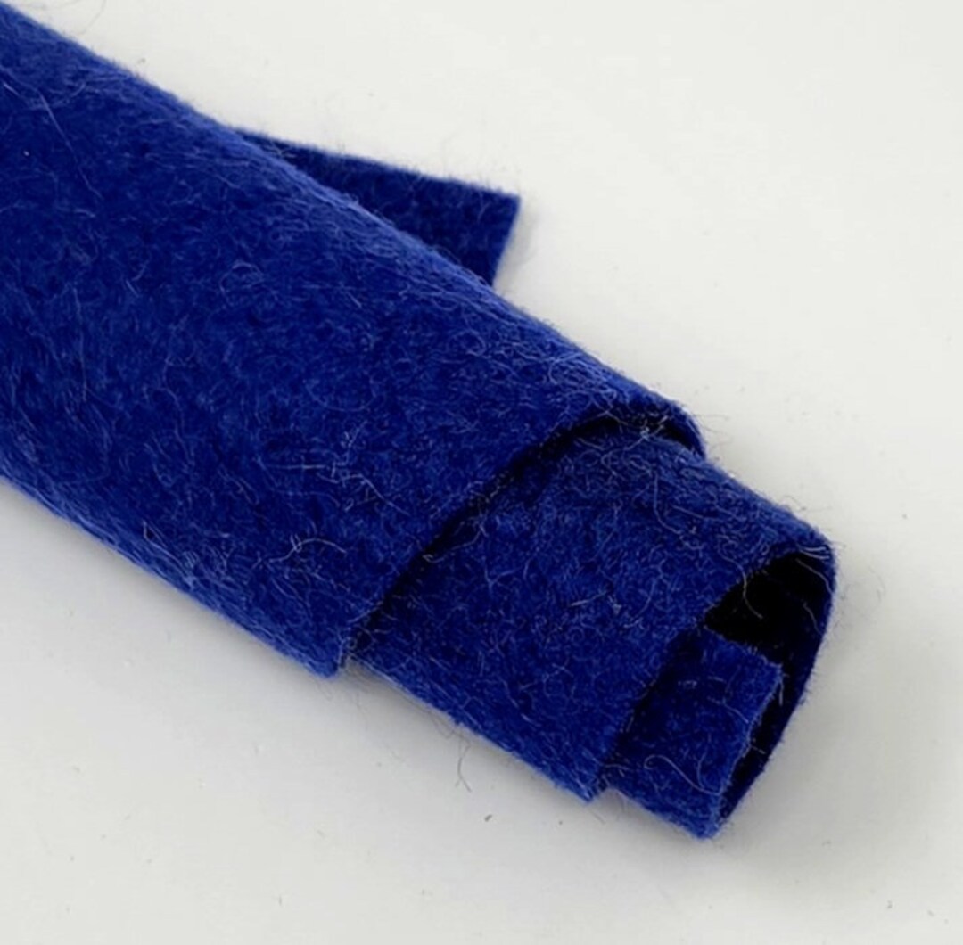 Royal - Hand Washed Merino Wool Blend Felt - Blue | Soft & Durable for ...