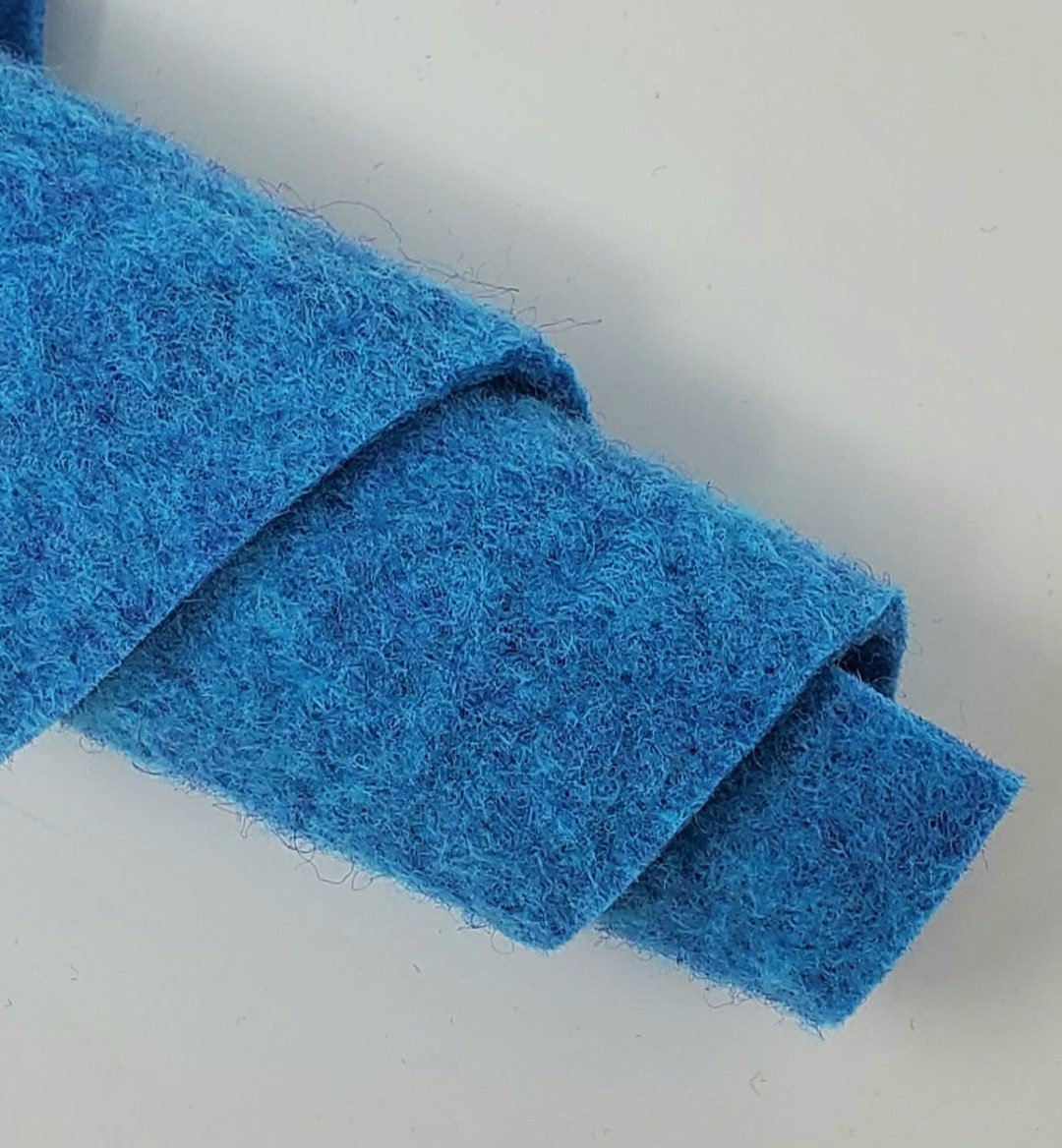 Tropical Wave - Hand Washed Merino Wool Blend Felt - Blue | Soft ...