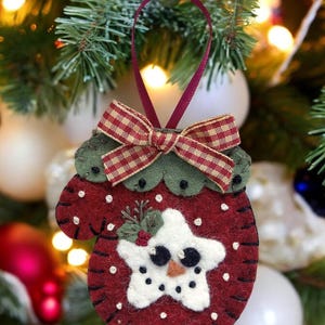 Pre-cut Wool Blend Felt Merry Mittens Ornament Kit - Penny Lane ...