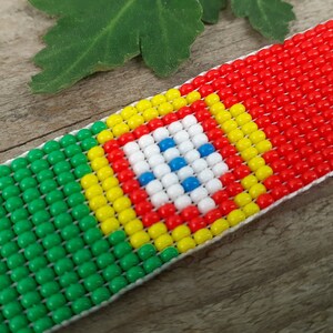 Portugal Flag Bracelet, Custom Bracelet With European Country Flag ...