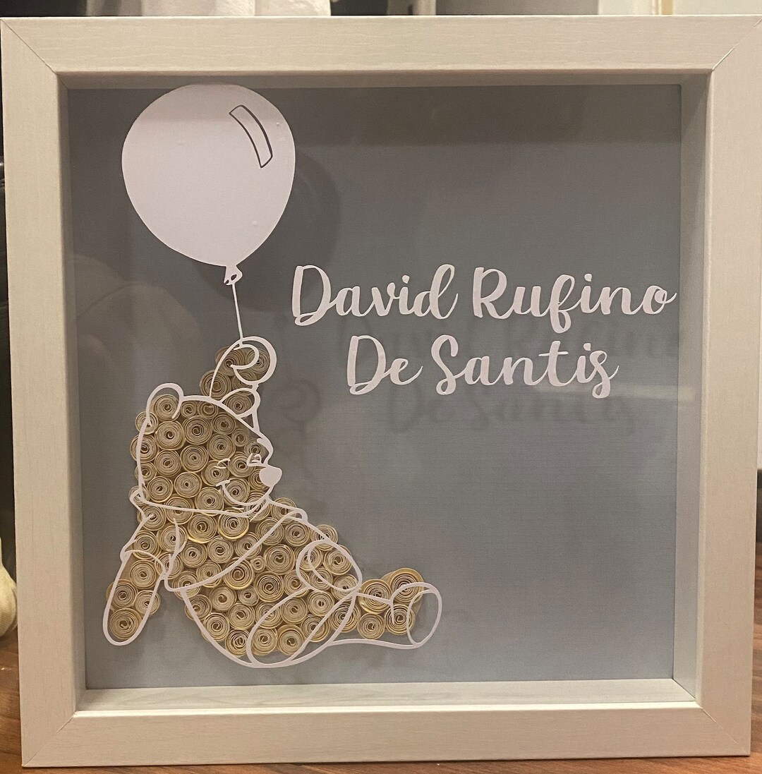 Pooh Bear Nursery Shadow Box - Etsy