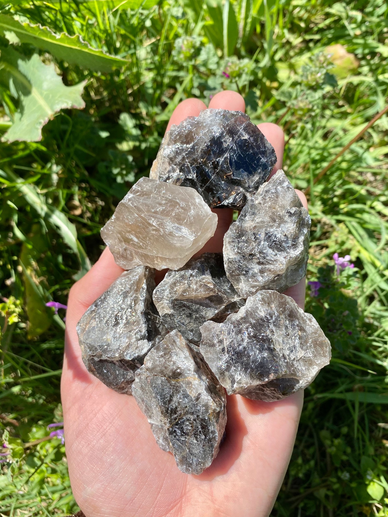 Raw Smoky Quartz Chunks Smoky Quartz Rough Chunk Root - Etsy UK