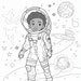 Space Explorer Coloring Pages - Inspiring and Culturally Inclusive - Etsy