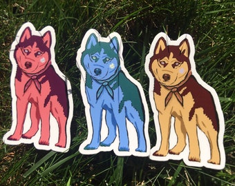Siberian Husky Dog Sticker Paw Pet Puppy Laptop Decal Vinyl - Etsy