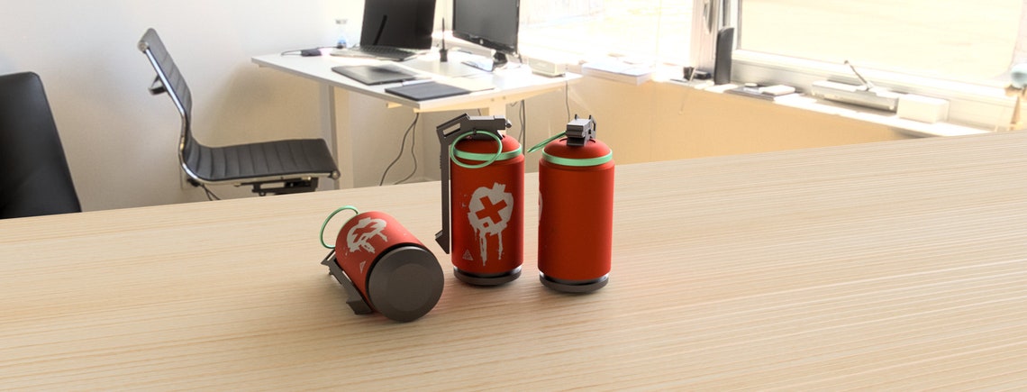 Raze Grenade for Cosplay, Paint Shells , Valorant Game, 3d Printable ...