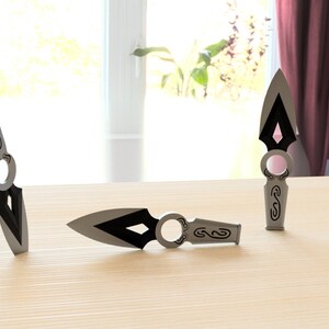 Jett Knife in Valorant Game, Blade Storm, for Cosplay and Gamer, 3d ...
